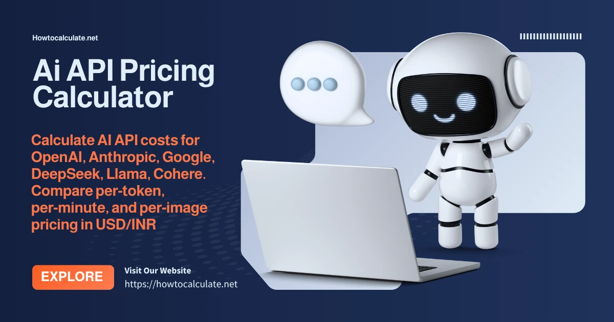 AI API Pricing Calculator: Compare OpenAI, Claude, Gemini, DeepSeek, Llama